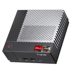 trycoo ha-3 mini pc,amd ryzen 5 5500u processor(4.0ghz),16gb ram 512gb ssd,windows 11 pro mini desktop computer,4k@60hz output hd 2.0/type-c/wifi 6 /bt5.2 /usb3.2 /gigabit ethernet/