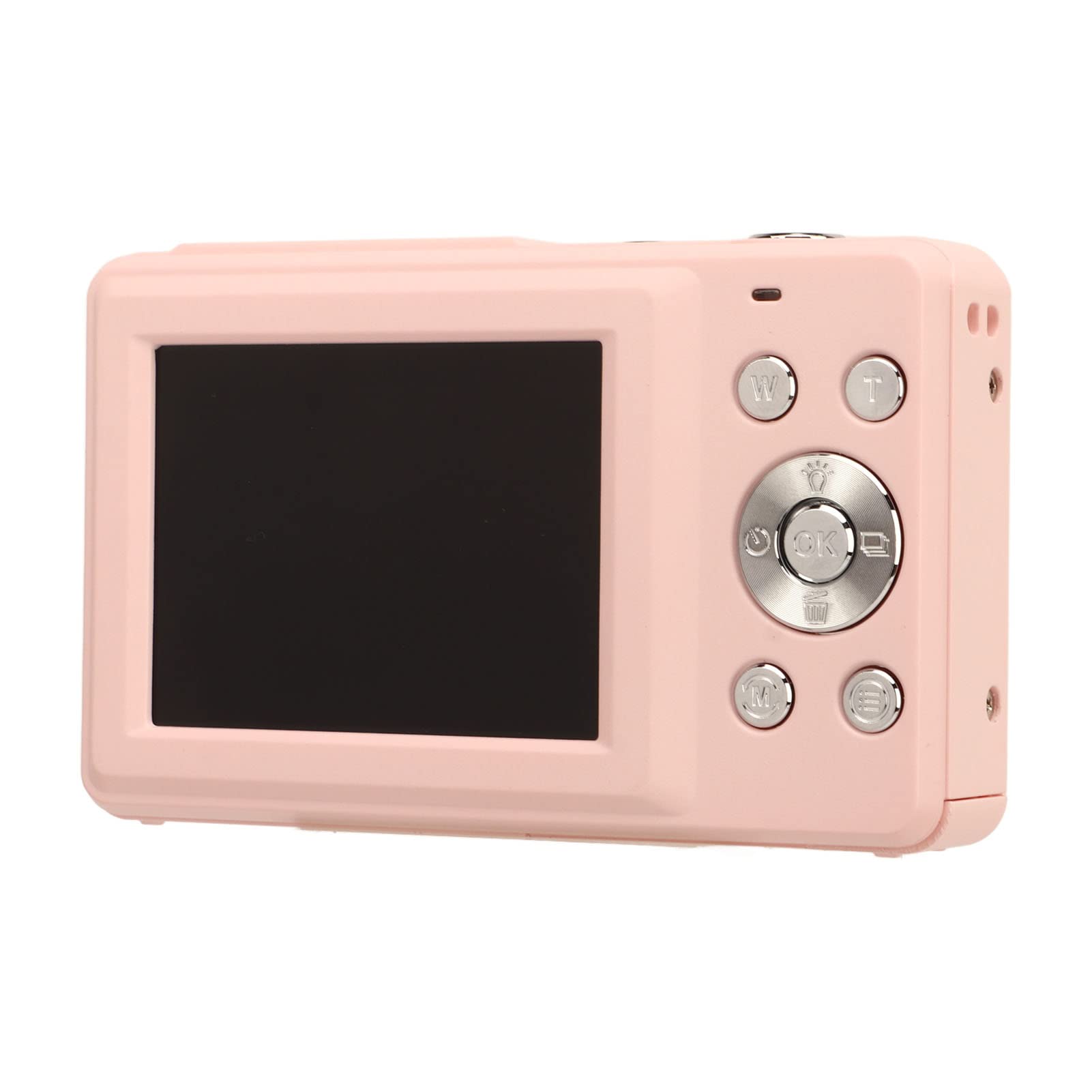 Compact Digital Camera, HD 1080P Type C Charging 44M Digital Camera for Photo for Travel (Pink)