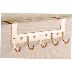 CAXUSD Coat Holders Coat Rack Hook Rack Aluminum Hook Rose Gold Coat Hanger