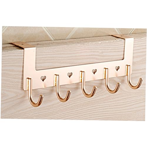 CAXUSD Coat Holders Coat Rack Hook Rack Aluminum Hook Rose Gold Coat Hanger