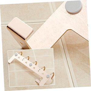 CAXUSD Coat Holders Coat Rack Hook Rack Aluminum Hook Rose Gold Coat Hanger