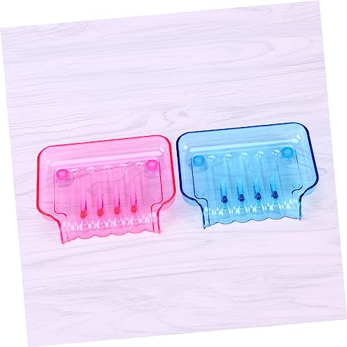 FELTECHELECTR Suction Cup soap Dish soap Dish for Shower soap Dish for Bathroom soap Dish Suction soap Box Colorful Storage Box