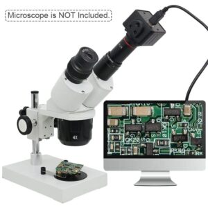 Handheld digital microscope accessories Microscope Cameras-5.0MP USB Video CMOS Digital Camera Electronic Digital Eyepiece Microscope Industrial Camera with 0.5X 0.4X C Mount Lens Microscope accessori