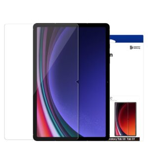 araree core tempered glass for galaxy tab s8/s9 11-inch, anti scratch anti fingerprint 4-layer structure high sensitivity & definition 9h hardness tempered glass film