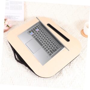 Veemoon Portable Laptop Bed Desk Pc Portable Computer Table Portable Laptop Table Tablet Rack Tablet Table Stand Wooden Product Bamboo Multifunction Office Laptop Stand