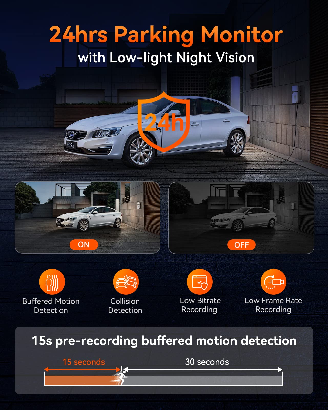 [ Bundle-3 Items: Vantrue E3 Dash Cam + 512GB SD Card + Hardwire Kit ] 3 Channel Dash Cam Front and Rear Inside, 3 Way Triple WiFi GPS Dash Camera 2.7K 1944P+1080P+1080P with STARVIS IR Night Vision