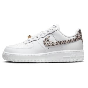 nike air force 1 low womens white hemp black size 7