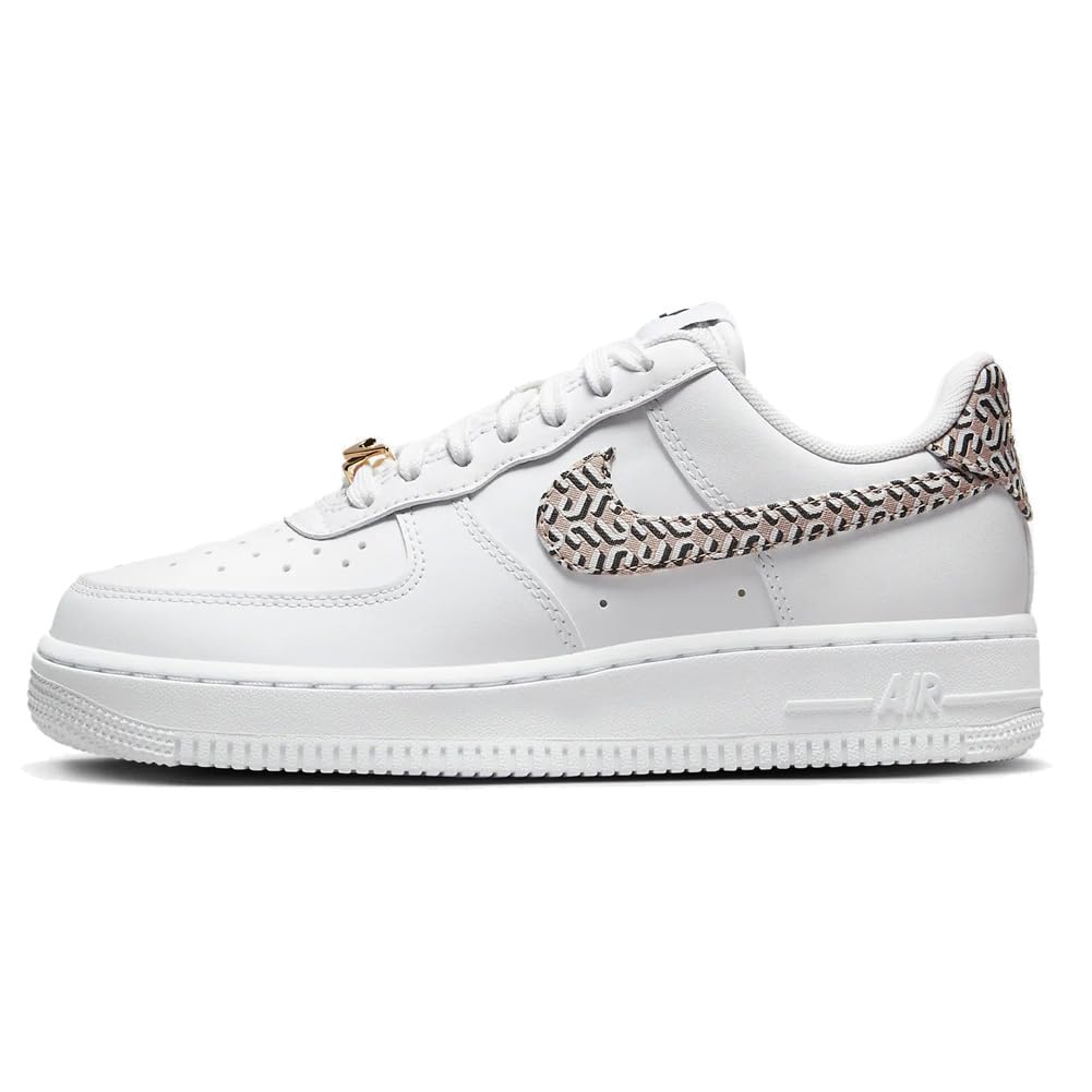 Nike Air Force 1 Low Womens White Hemp Black Size 7.5