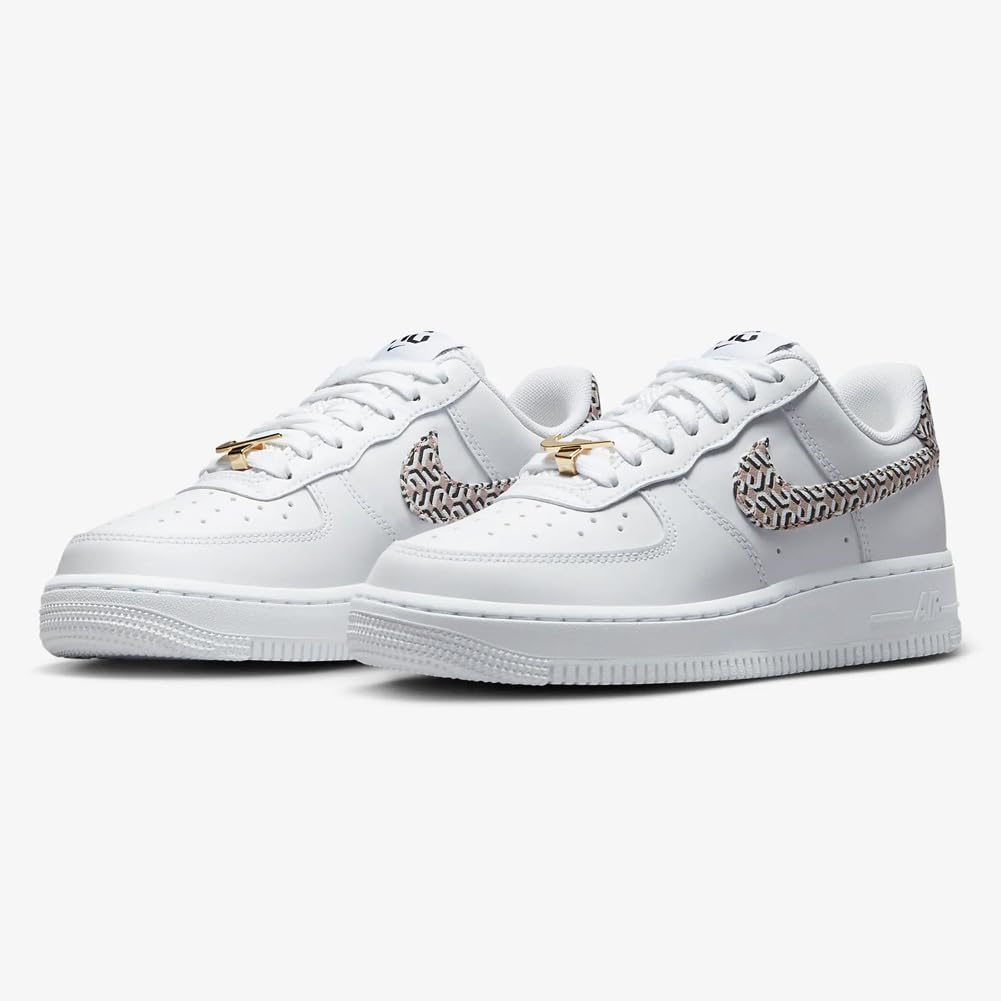 Nike Air Force 1 Low Womens White Hemp Black Size 7.5