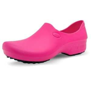 sticky women's waterproof garden shoes (petal blush pink, 9)