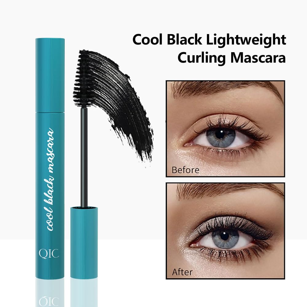 Mascara Liquid Lash Extensions, Lengthening and Volumizing False Eyelashes Effect Mascara, Long-Lasting and Lash-Doubling Formula, Waterproof & Smudge-Proof Mascara