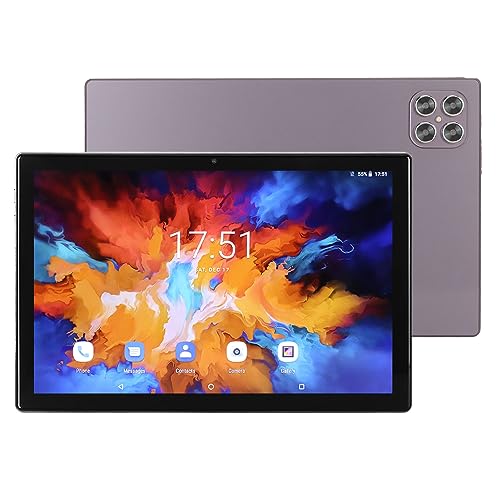 Haofy Tablet PC, Support FM GPS 10.1 Inch Tablet Dual Camera US Plug 100‑240V 12GB 256GB for Android 11.0 for Travel (#3)