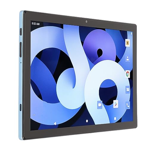 Haofy Smart Tablet, 8 Core Tablet 10.1 Inch 12GB RAM 512GB ROM for Entertainment for Working (Blue)