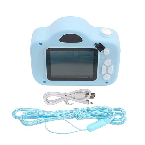 Rechargeable Camera, Single Lens Video Digital Camera 2 Inch IPS Screen Multiple Filters for Birthday Gift (Blue)