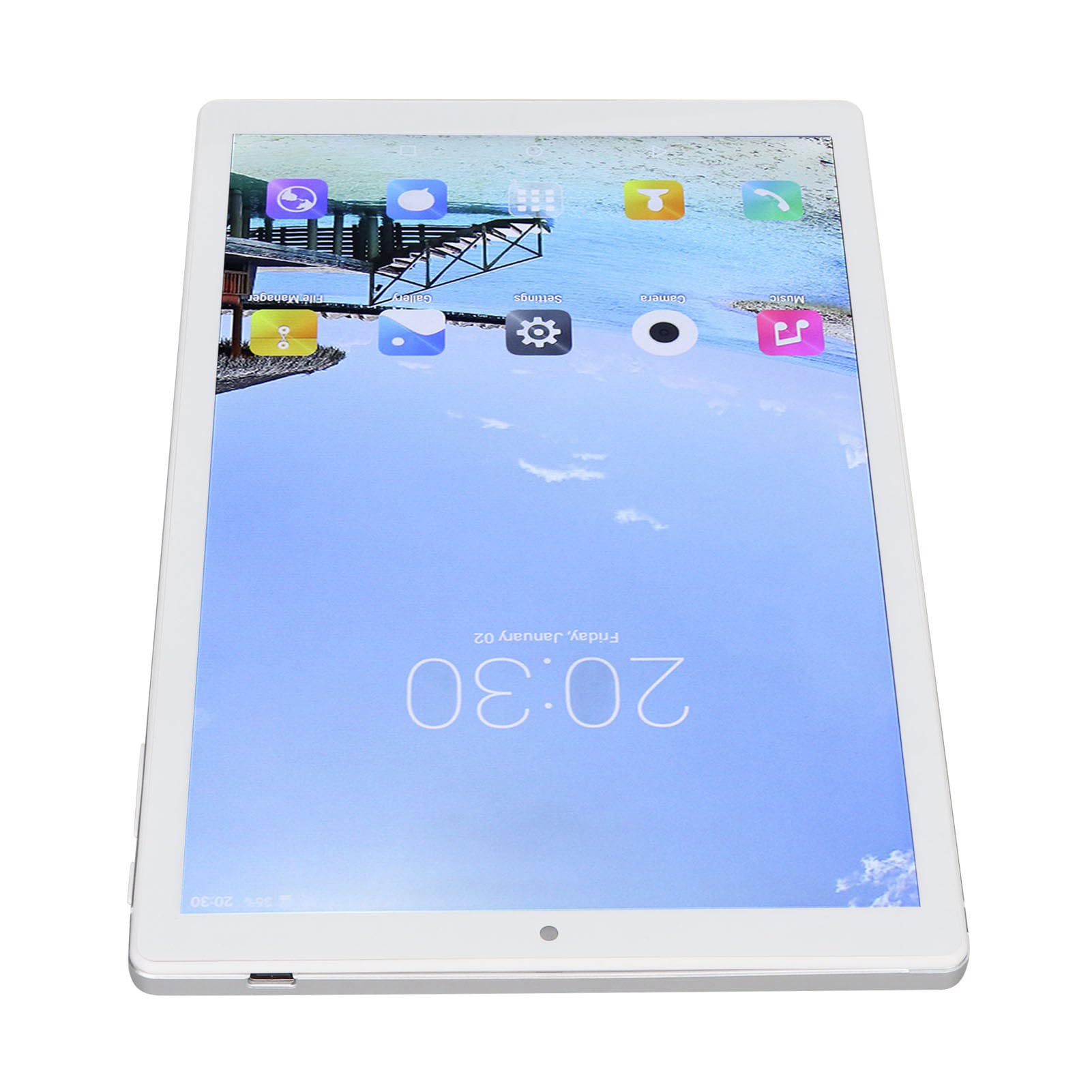 Haofy Tablet PC, Dual Speakers Dual Camera 100‑240V 10-inch Tablet for Students (US Plug)