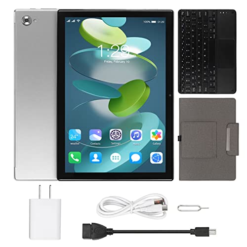 Haofy Tablet PC, OctaCore CPU 7000mAh, 8GB RAM, 256GB ROM, 10.1 Inch FHD, Aluminum Alloy Family Office Tablet (US Plug)