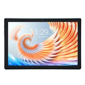 haofy office tablet, 2 card slots 10.1 inch fhd octa core processor hd tablet 8gb ram 256gb rom dual camera for school (us plug)