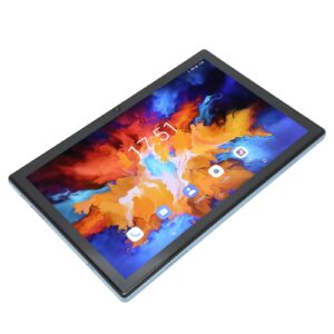 Haofy 10.1 Inch Tablet, US Plug 100‑240V RGB Keyboard 2 in 1 Tablet PC 8800mAh MT6755 Octa Core 4G LTE for Entertainment (Blue)