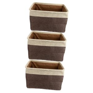 nolitoy 3 pcs pet toy basket clothes storage organizer clothes container small storage baskets shelf organizer collapsible laundry basket sundry storage rack oxford cloth office car