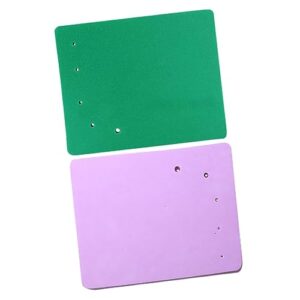 abaodam 2pcs 5 cake sponge pad cake decorating sugercraft pad fondant cake foam pad fondant sponge mat penuche fudge flower sponge pad 5 holes mat foam sponge shaping pad hole pad modeling