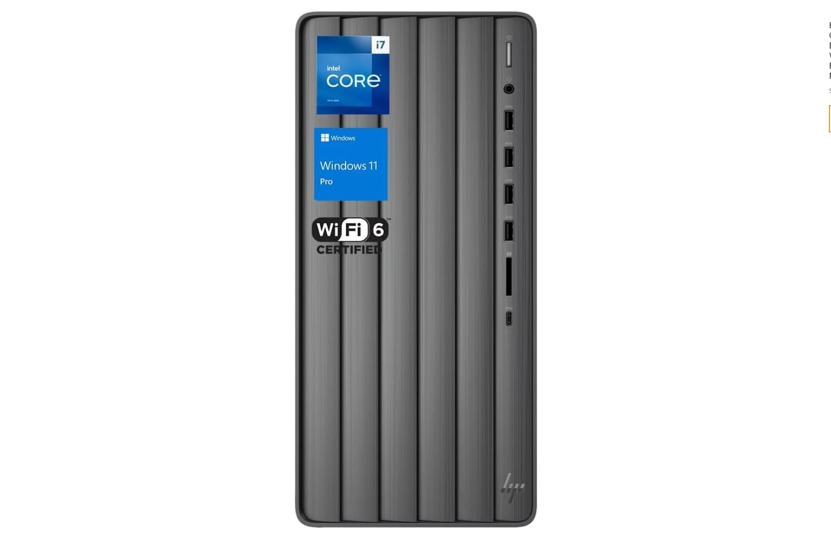 HP Envy i7 Business Tower Desktop, Intel Core i7-13700, 64GB RAM, 1TB SSD + 2TB HDD, Wi-Fi 6, HDMI, Wi-Fi & Bluetooth, Keyboard & Mouse, Windows 11 Pro, Black