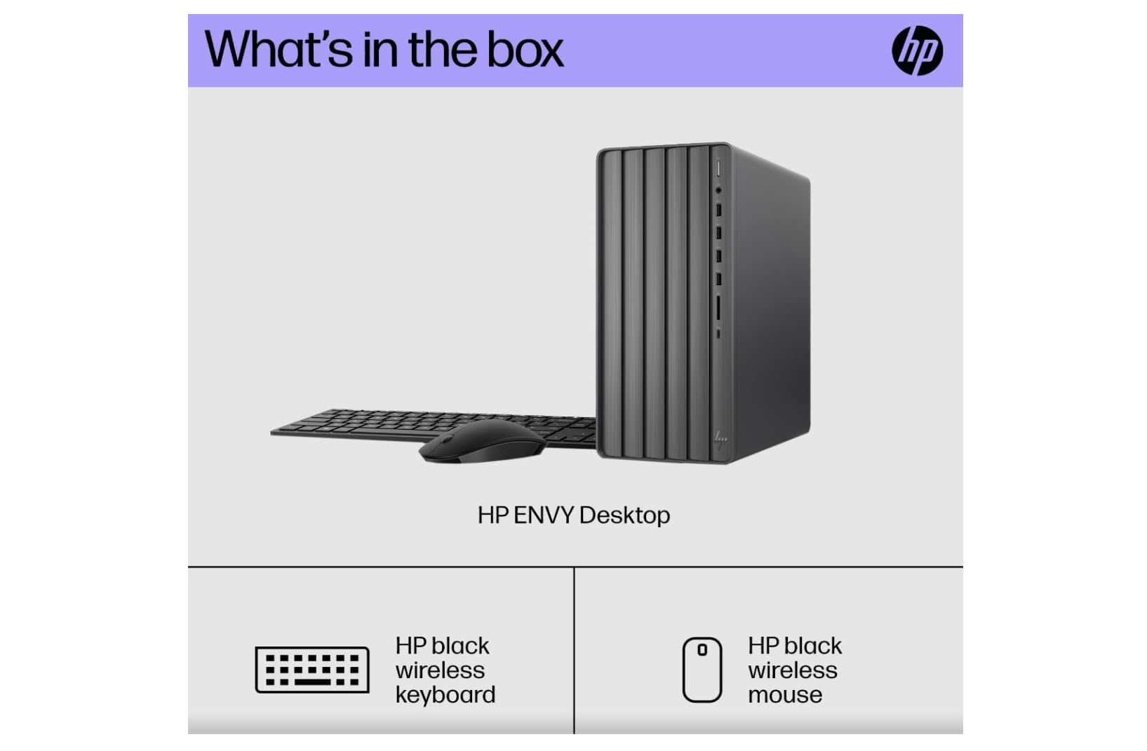 HP Envy i7 Business Tower Desktop, Intel Core i7-13700, 64GB RAM, 1TB SSD + 2TB HDD, Wi-Fi 6, HDMI, Wi-Fi & Bluetooth, Keyboard & Mouse, Windows 11 Pro, Black