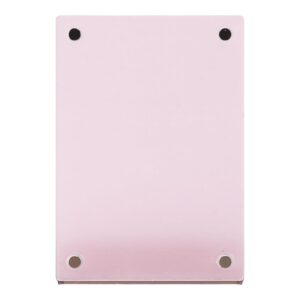 Jiawu Slanted Back Photo Frame, Self Standing Photo Frame Acrylic Multi Purpose Simple Operation for Office for Celebrity Mini Cards (Pink)