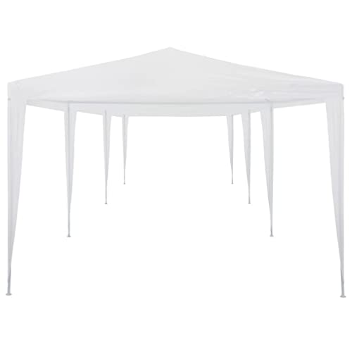 Party Tent,Fruit Stand Gazebo,Beach Gazebo,Rv Carport,Camping Gazebo,Outdoor Gazebo, Patio Gazebo,UV and Water Resistant,for Barbeque, Patio, Deck,Garden Party,Markets,9.8'x29.5' PE White