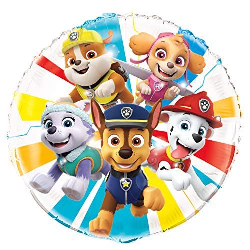 Anagram Paw Pups Chase Rubble Marshall and Skye on Patrol Birthday Party Supplies Balloon Bouquet Decorations, BQ_4134