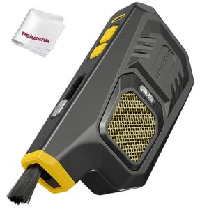 nitecore blowerbaby bb21 electronic cleaning air blower 2023 version, 2.7kpa dust removal wind pressure, 80km/h max wind speed, with quick release brush, for cameras lens cleaning and more