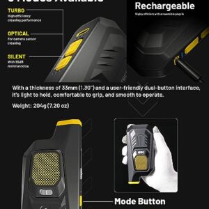 Nitecore Blowerbaby BB21 Electronic Cleaning Air Blower 2023 Version, 2.7kPa Dust Removal Wind Pressure, 80km/h Max Wind Speed, with Quick Release Brush, for Cameras Lens Cleaning and More