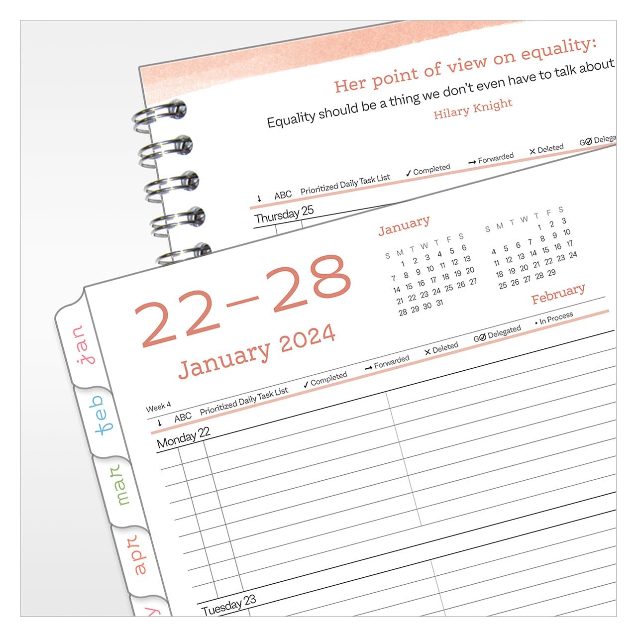 FranklinCovey - Her Point of View Weekly Wire-Bound Planner (Classic, Jan 2024 - Dec 2024)