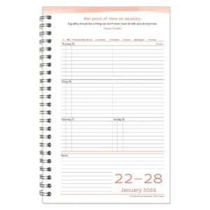 FranklinCovey - Her Point of View Weekly Wire-Bound Planner (Classic, Jan 2024 - Dec 2024)