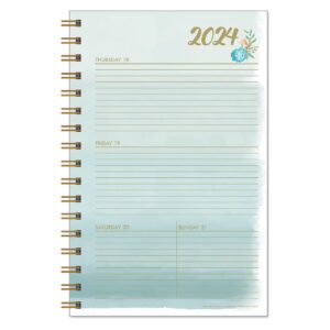 FranklinCovey - Watercolor Weekly Wire-Bound Planner (Classic, Jan 2024 - Dec 2024)