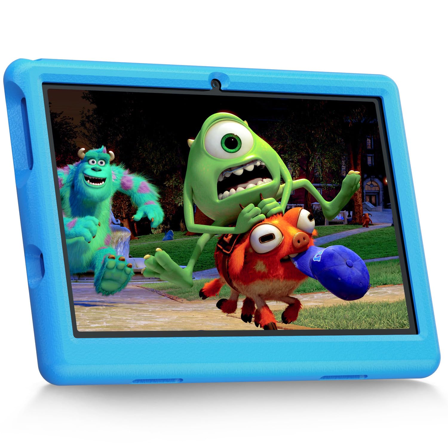 Anyway.go Kids Tablet 10 inch Tablet for Kids Android 13 Tablet 2+64GB Kid Tablet, Parent Controls, Kidoz Pre-Installed, 5000mAh Battery with WiFi Children Learning Tablet with Case (Blue)