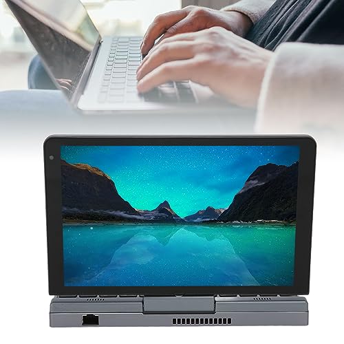 EBTOOLS 8 Inch Touch Screen Mini Laptop LPDDR5 12GB RAM with Stylus for Windows 10 11 Supported 100‑240V, 180° Flip, High Performance, Full Keyboard, HD Camera (12GB+256GB US Plug)