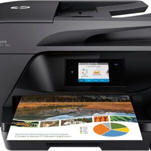 HP OfficeJet Pro 6978 Wireless All-in-One Color Inkjet Printer for Home Office, Black - Print Scan Copy Fax - 2.65" Touchscreen, 20 ppm, 8.5" x 14", 35-Sheet ADF, Auto Duplex Printing, Ethernet