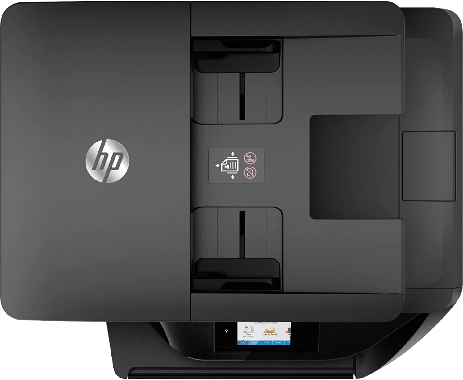 HP OfficeJet Pro 6978 Wireless All-in-One Color Inkjet Printer for Home Office, Black - Print Scan Copy Fax - 2.65" Touchscreen, 20 ppm, 8.5" x 14", 35-Sheet ADF, Auto Duplex Printing, Ethernet