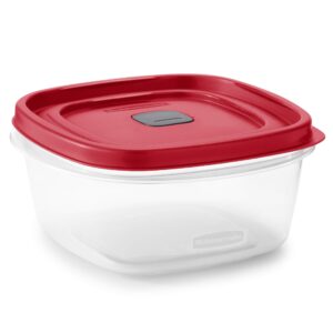 Rubbermaid Easy Find Lids 5-Cup Food Storage and Organization Container, Racer Red (Pack of 2)