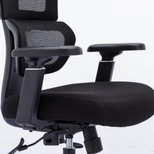 Chair Master Ergonomic High Back Office Chair | Roller Blade Casters | Mesh Chair | for Executives, Office Goers, Work from Home Set up | 3D Armrests, Adjustable Headrest