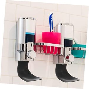 Alipis 3 pcs Water Tray Wall Mount Cup Holders touchless soap Foam soap Container Tray for soap drip Catcher Tray soap Dispenser Wall Mount Catch All Trays Plastic handwashing Fluid Spray