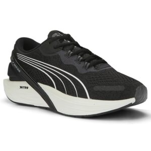 PUMA Womens Run Xx Nitro Nova Shine Running Sneakers Shoes - Black - Size 7.5 M