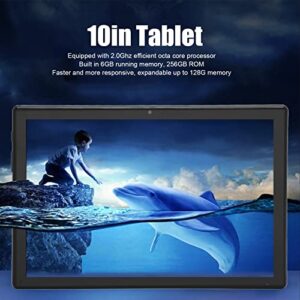 Haofy Tablet PC, Night Reading Mode Support 4G Network Tablet HD 100-240V for Android 11 for Reading (US Plug)