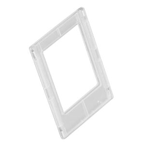 Mini Picture Frame, ABS DIY 3 in Mini Splicing Magnetic Picture Frame for Home (Transparent)