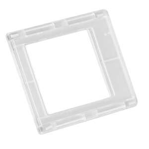 Mini Picture Frame, ABS DIY 3 in Mini Splicing Magnetic Picture Frame for Home (Transparent)