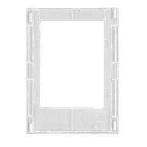 Mini Picture Frame, ABS DIY 3 in Mini Splicing Magnetic Picture Frame for Home (Transparent)