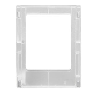 Mini Picture Frame, ABS DIY 3 in Mini Splicing Magnetic Picture Frame for Home (Transparent)