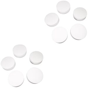 tofficu 10 pcs foam disc foam cake model cake practice foam cake circles cake rounds cake practice model cake round foam for crafts material foam child unique white