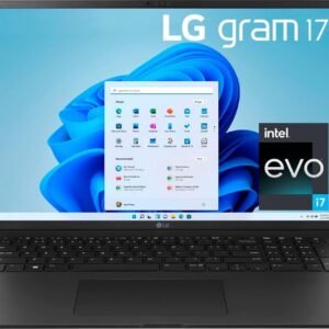 LG Gram 17 Ultra-Lightweight Laptop 17.0" WQXGA IPS Intel Evo Platform (12-Core i7-1360P, 32GB RAM, 2TB PCIe SSD, Backlit KYB, FP Reader, 2 Thunderbolt 4, WiFi 6, Win11P) w/Dockztorm Hub