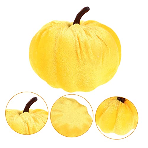 Garneck 24 Pcs Fabric Pumpkin Ornament Fake Faux Pumpkin Artificial Plush Pumpkins Decorative Pumpkins Prop Farmhouse Pumpkin Wedding Decoration Pumpkin Figurines Doll Foam Little Pumpkin